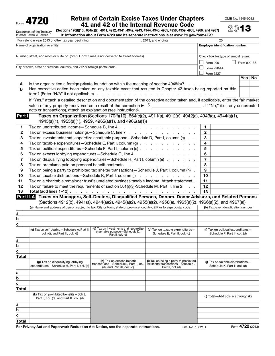 Form 4720 | Fill and sign online with Lumin