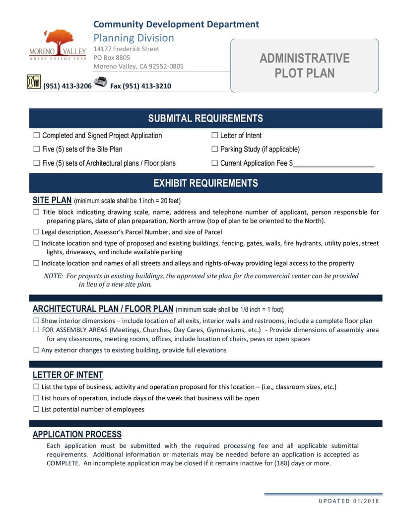 Administrative Plot Plan Form | Fill and sign online with Lumin