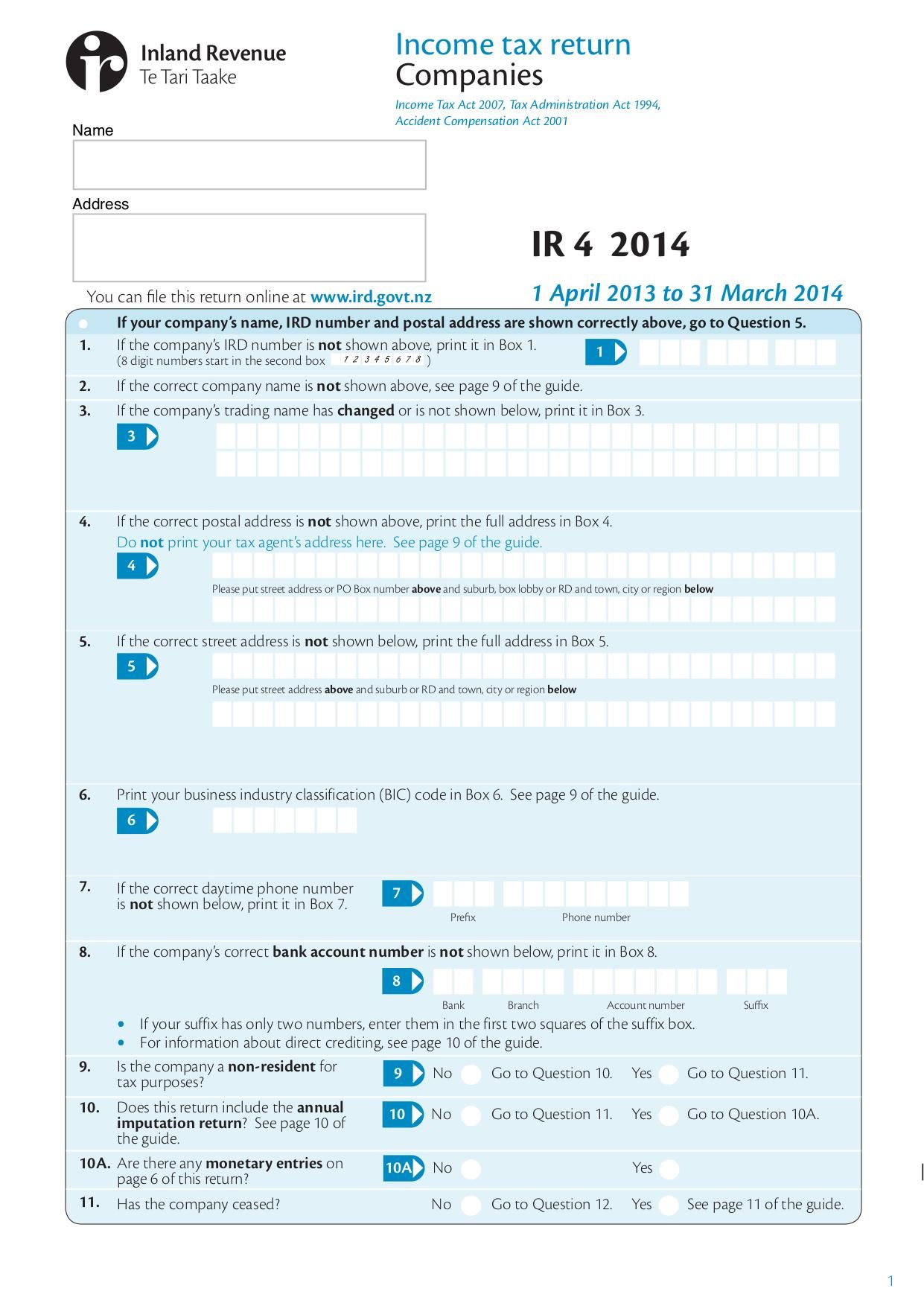 Form IR4 | Fill and sign online with Lumin