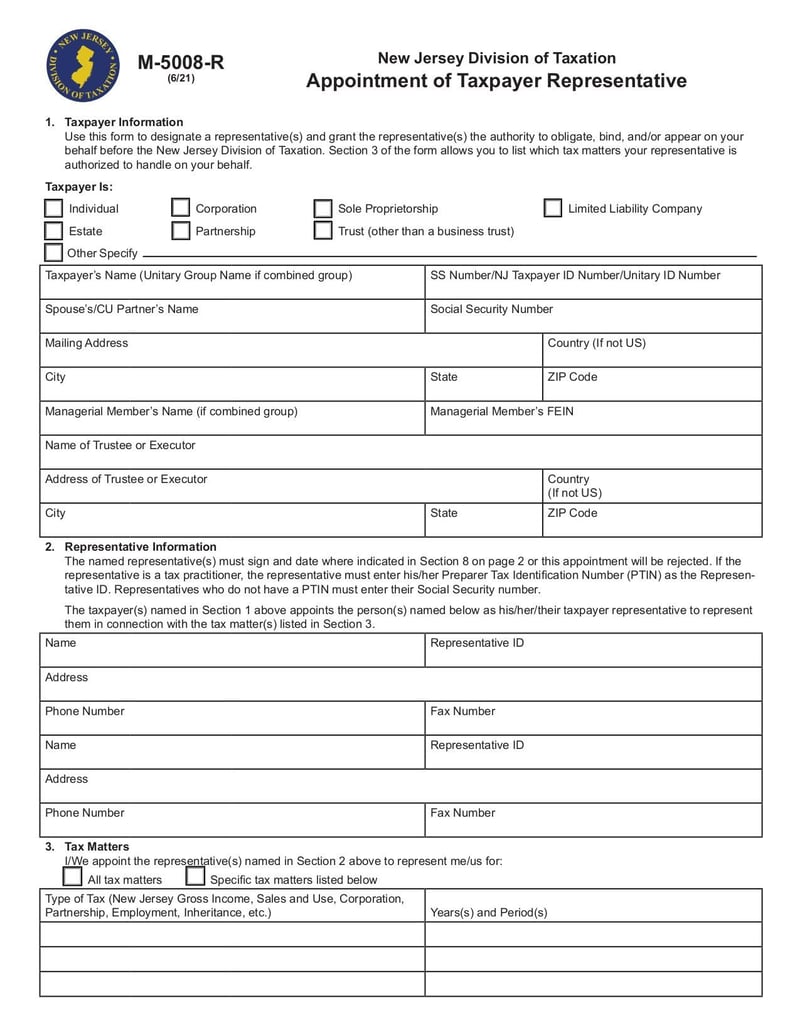 Form M-5008-R | Fill and sign online with Lumin