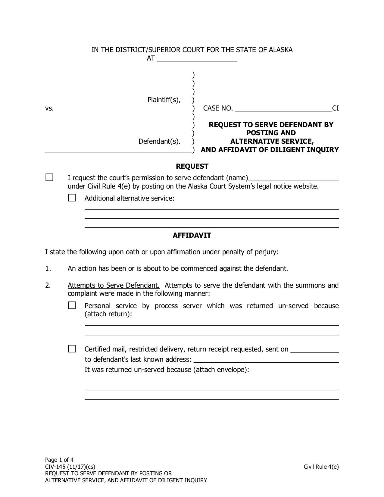 Form CIV-145 | Fill and sign online with Lumin