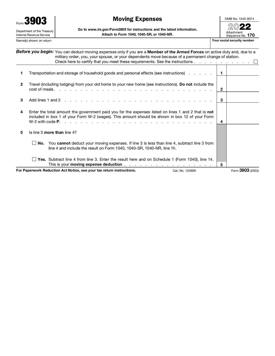 Form 3903 | Fill and sign online with Lumin