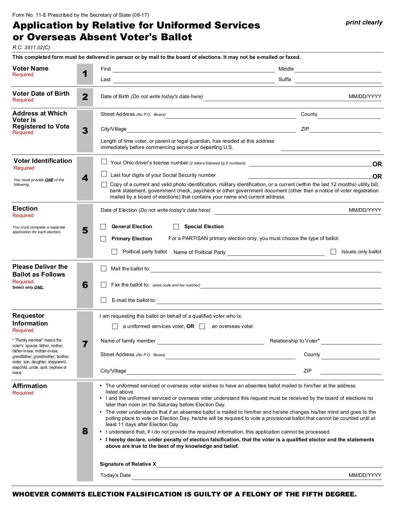 Form No. 11-E | Fill and sign online with Lumin