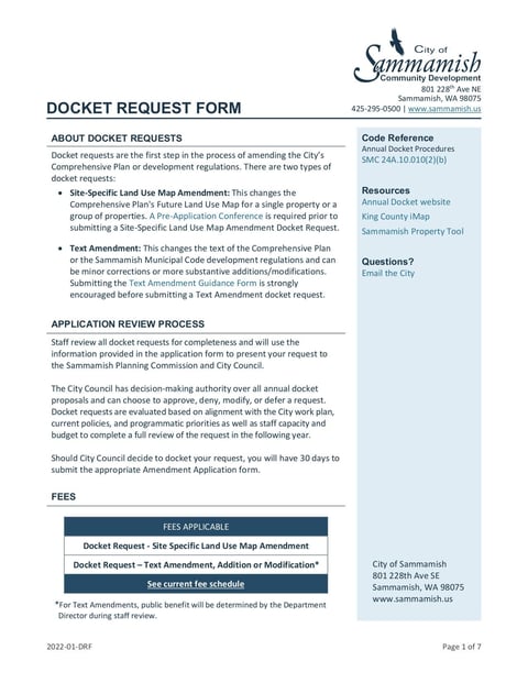 Docket Request Form | Fill and sign online with Lumin