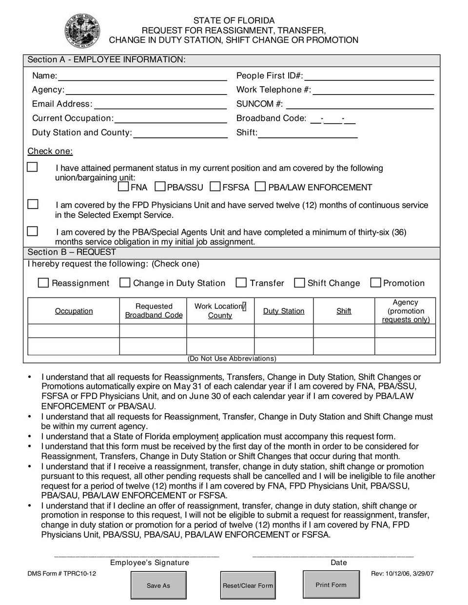 TPRC Requests | Fill and sign online with Lumin