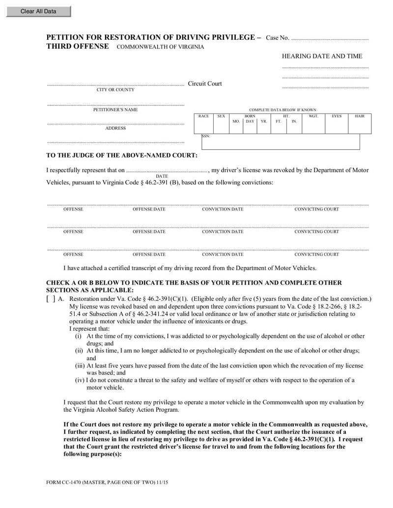 Form CC1470 | Fill and sign online with Lumin