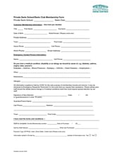 Private Swim School Swim Club Membership Form NVP | Fill and sign ...