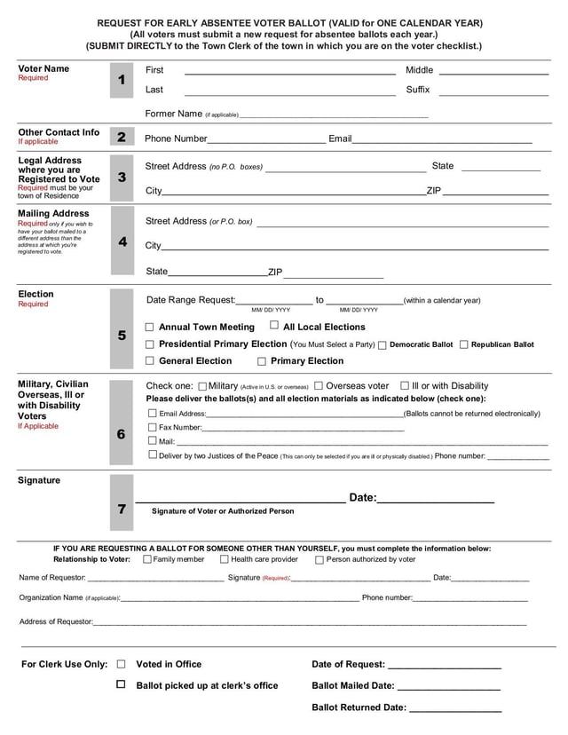 Absentee Ballot Request Form | Fill and sign online with Lumin