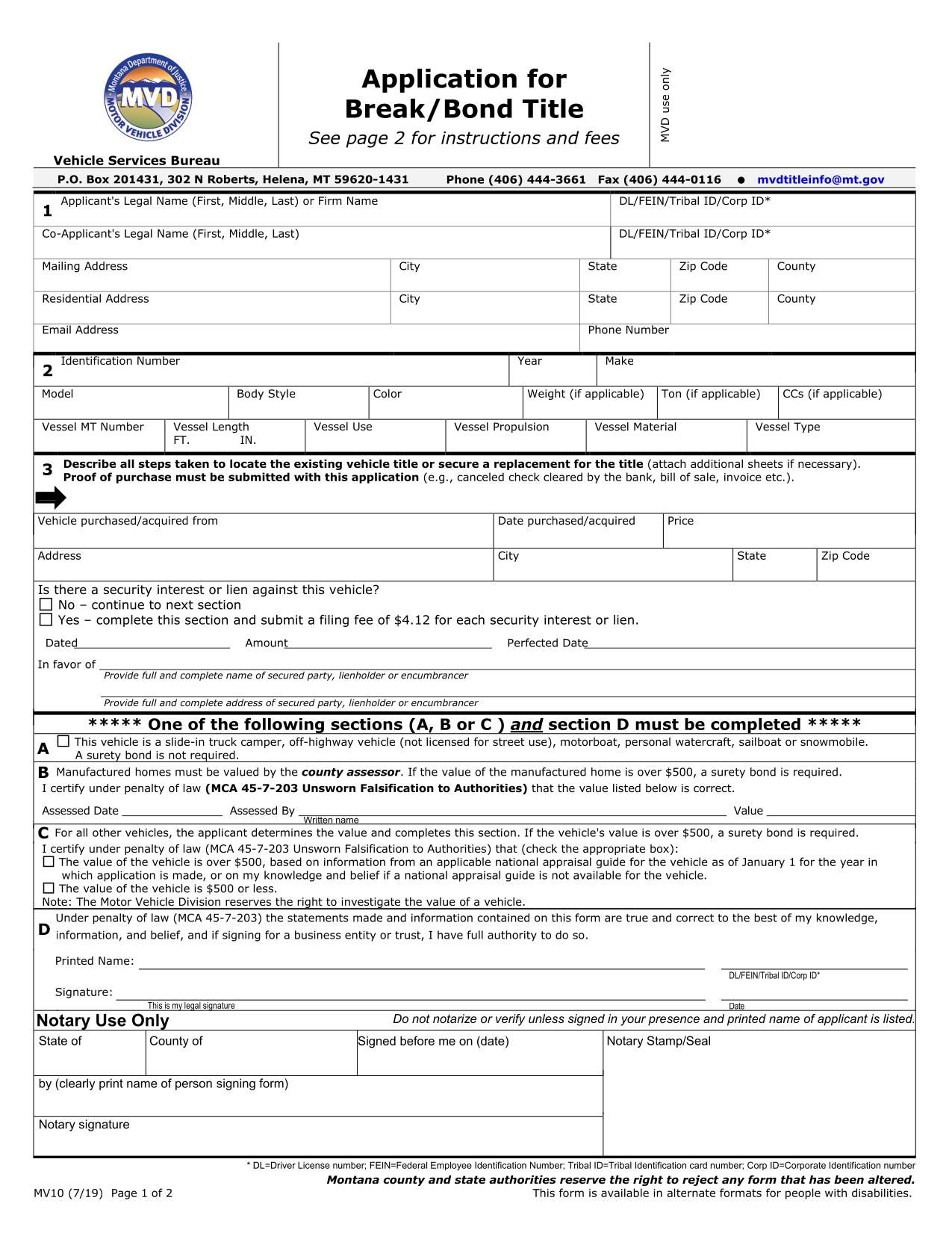 Form MV10 (Jul 2019) | Fill and sign with Lumin