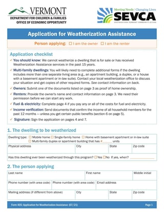 SEVCA Form 405 (2021) | Fill and sign with Lumin