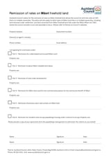 Remission of Rates on Māori Freehold Land Application Form | Fill and ...