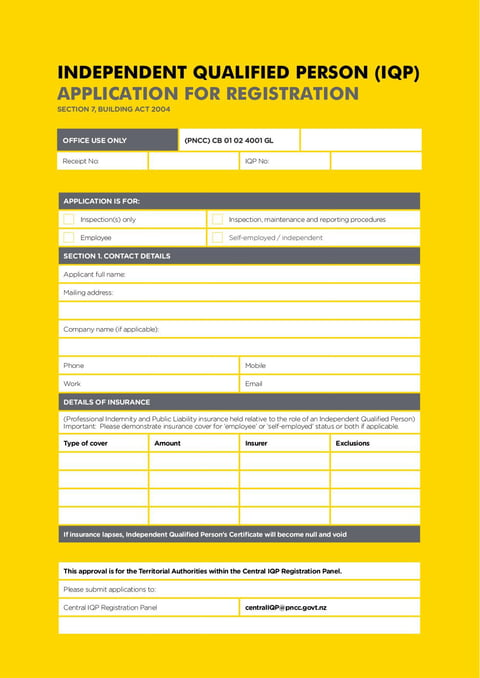 IQP Application for Registration | Fill and sign online with Lumin