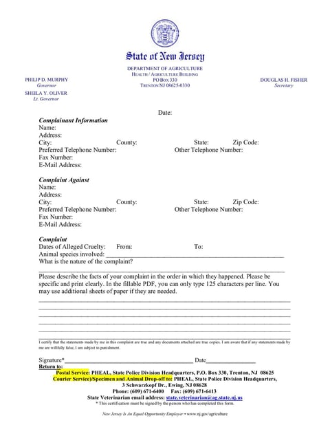Complaint Form Online | Fill and sign online with Lumin