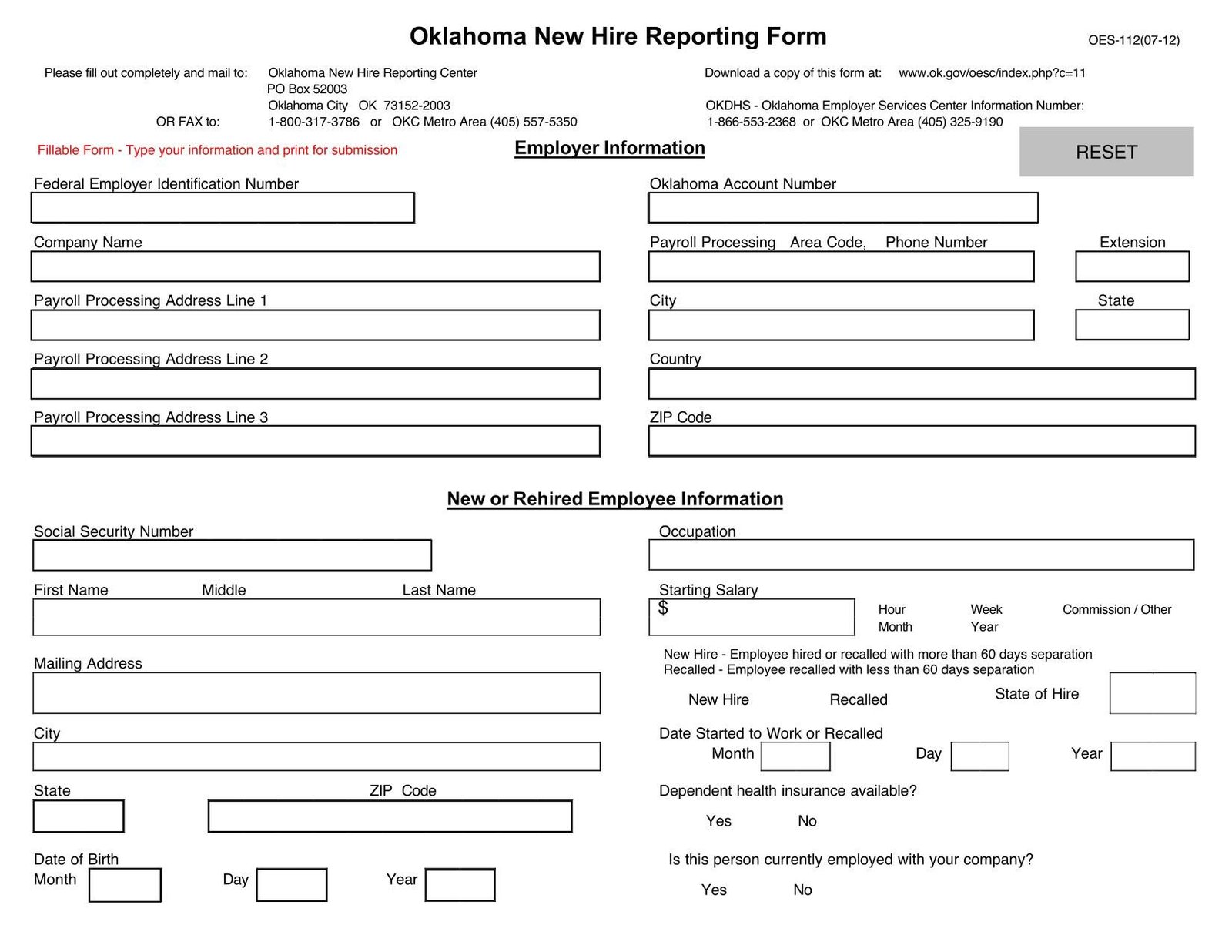 Form OES-112 | Fill and sign with Lumin