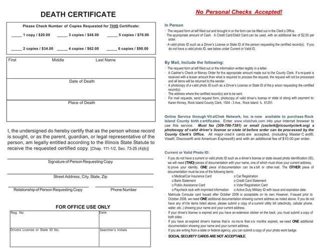 Illinois Death Certificate | Fill and sign with Lumin