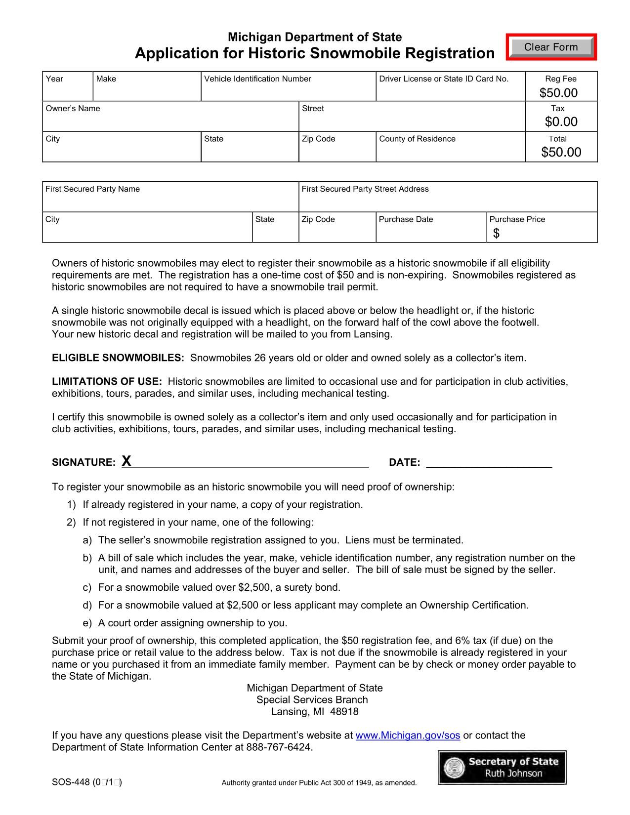 Form SOS-448 | Fill and sign with Lumin
