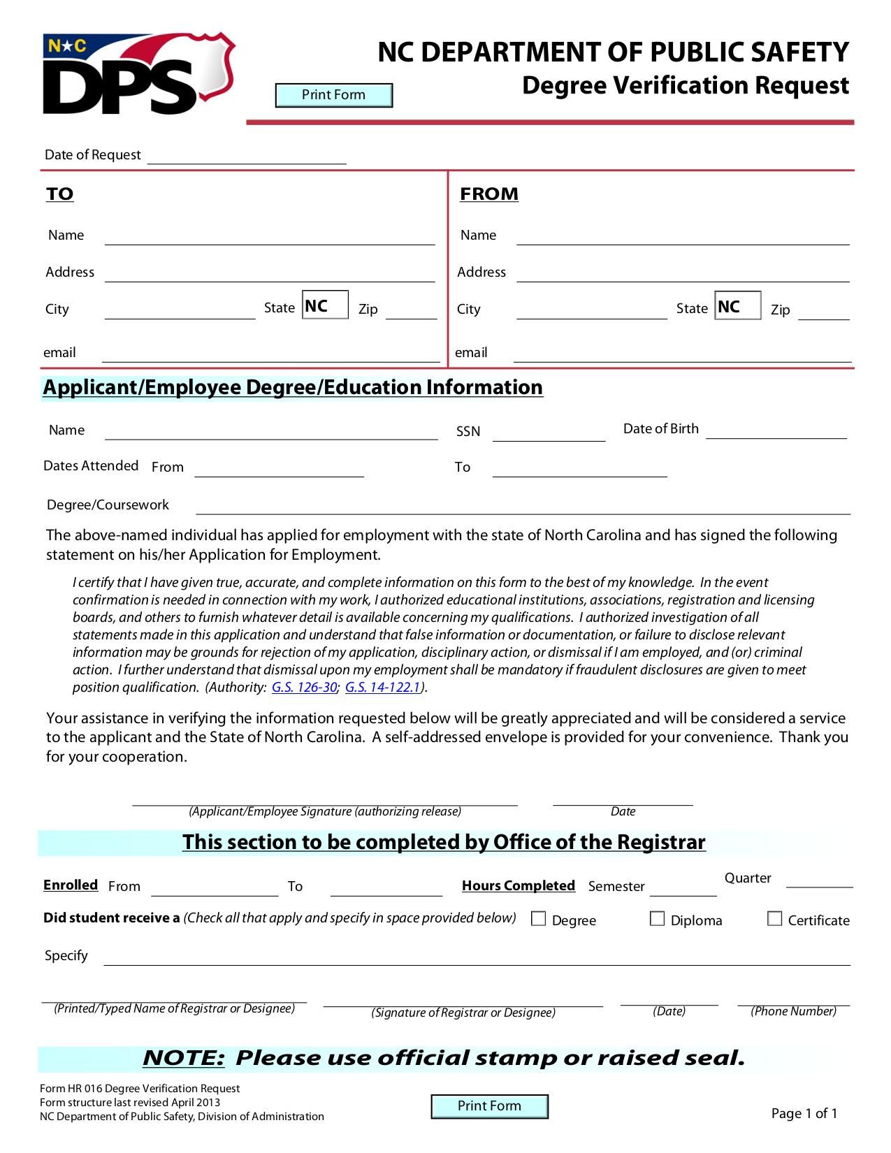 Form HR 016 | Fill and sign online with Lumin