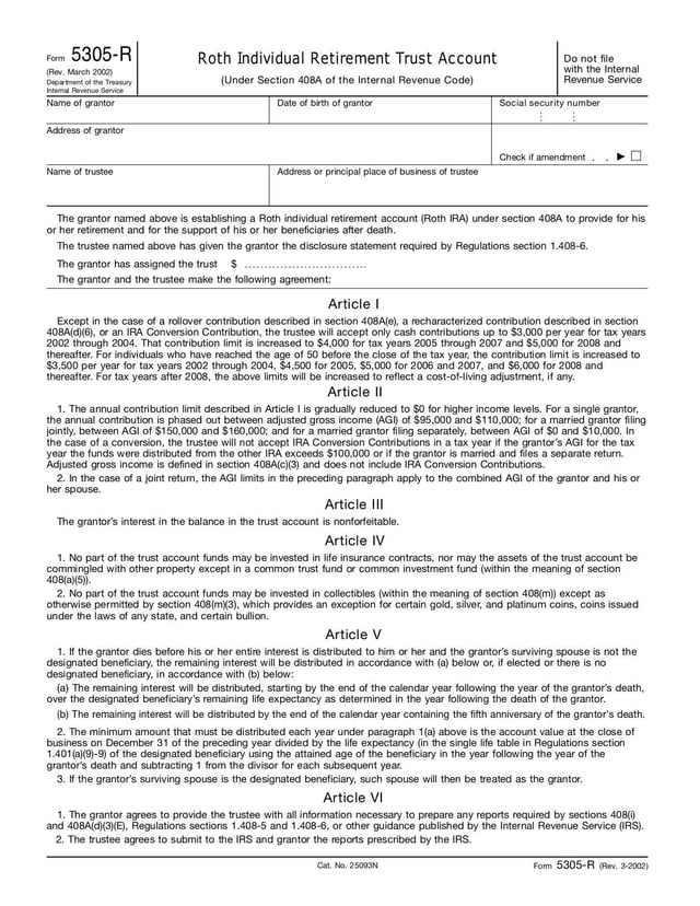 Form 5305-R Accessible | Fill and sign online with Lumin