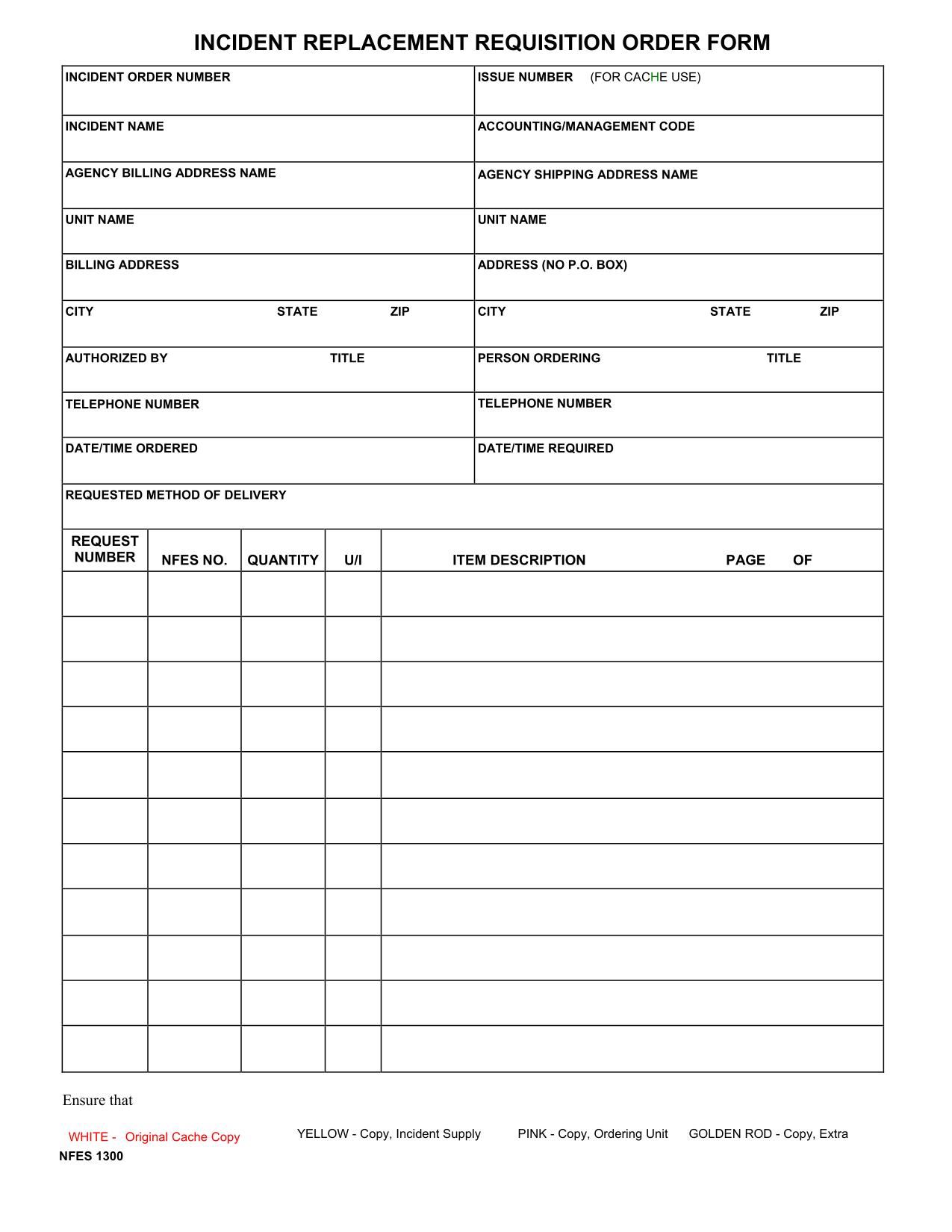 Form NFES 1300 | Fill and sign with Lumin