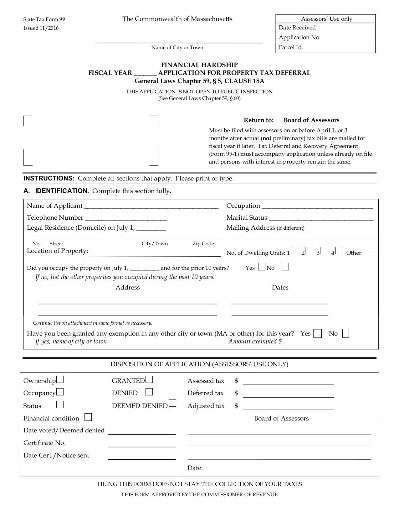 State Tax Form 99 | Fill and sign online with Lumin