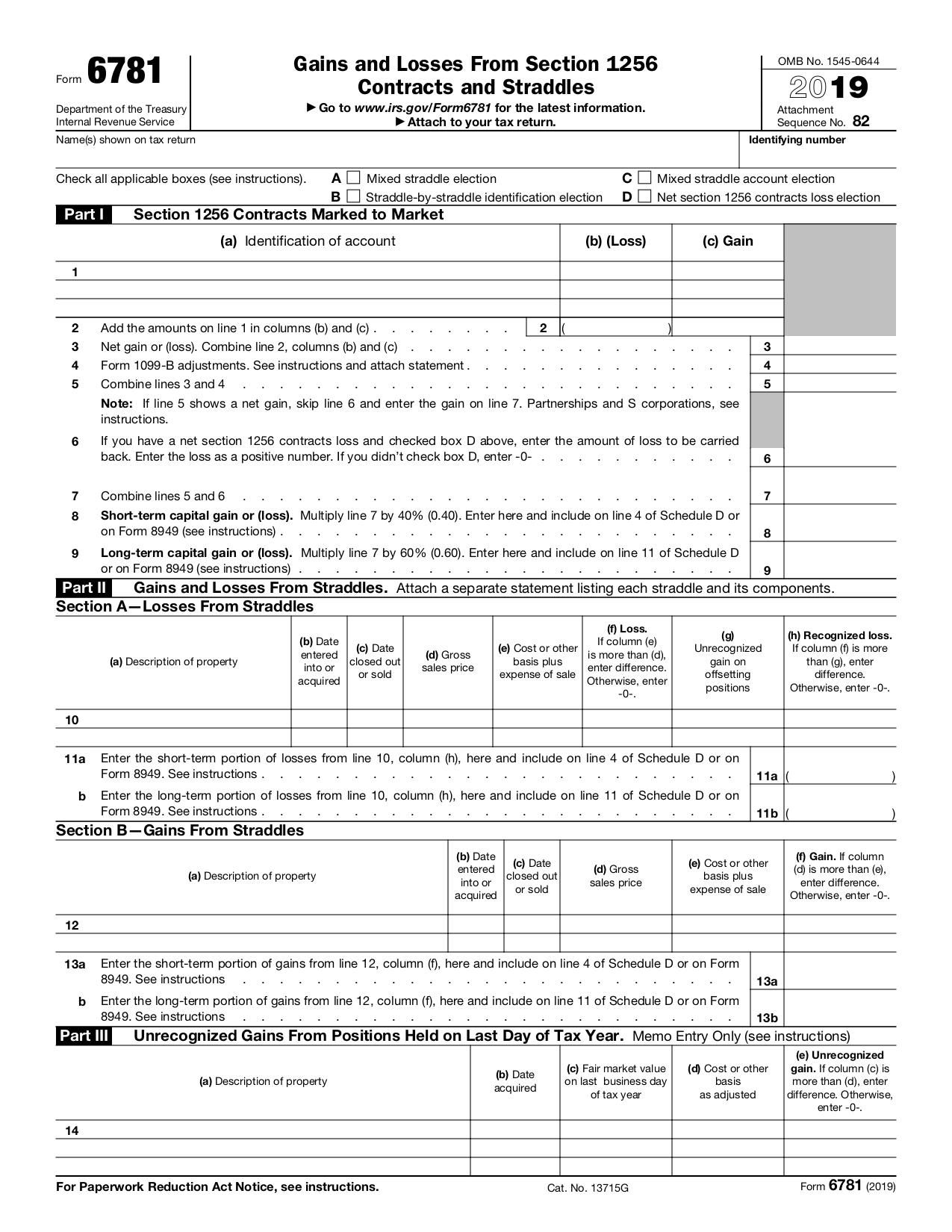 Form 6781 | Fill and sign online with Lumin