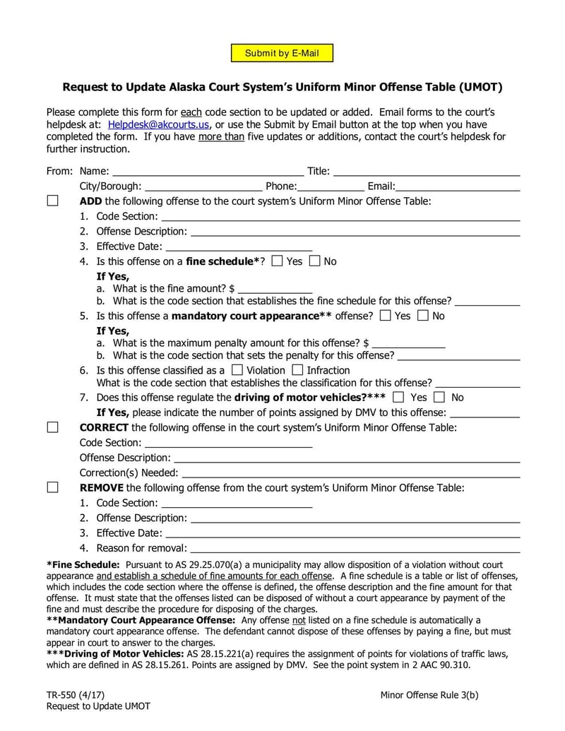 Form TR-550 | Fill online with Lumin