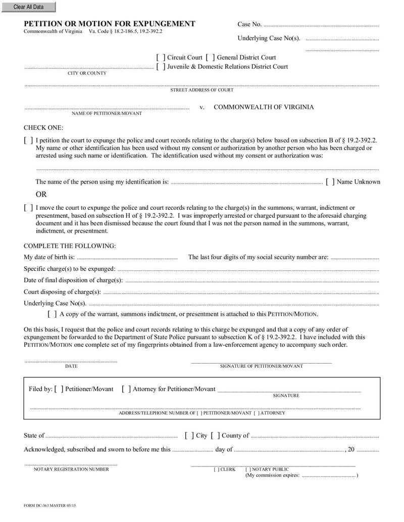 Form DC-363 | Fill and sign online with Lumin