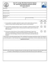 PFAS Information Request | Fill and sign online with Lumin