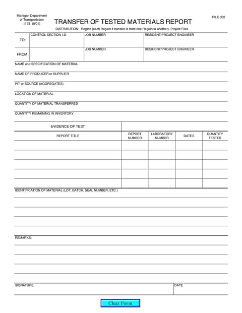 MDOT Form 1178 | Fill and sign online with Lumin