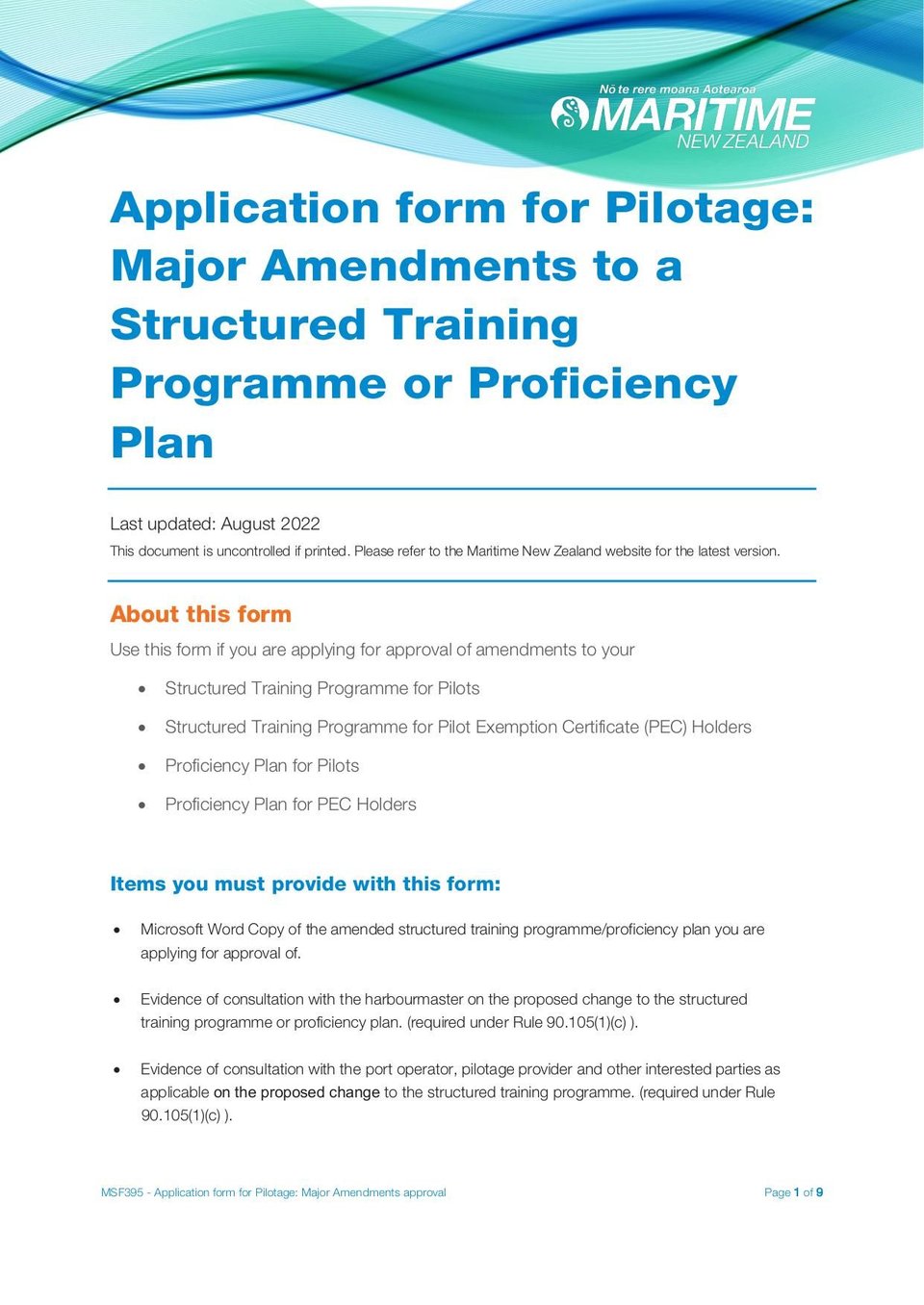 Application Major Amendments STPPP | Fill and sign online with Lumin