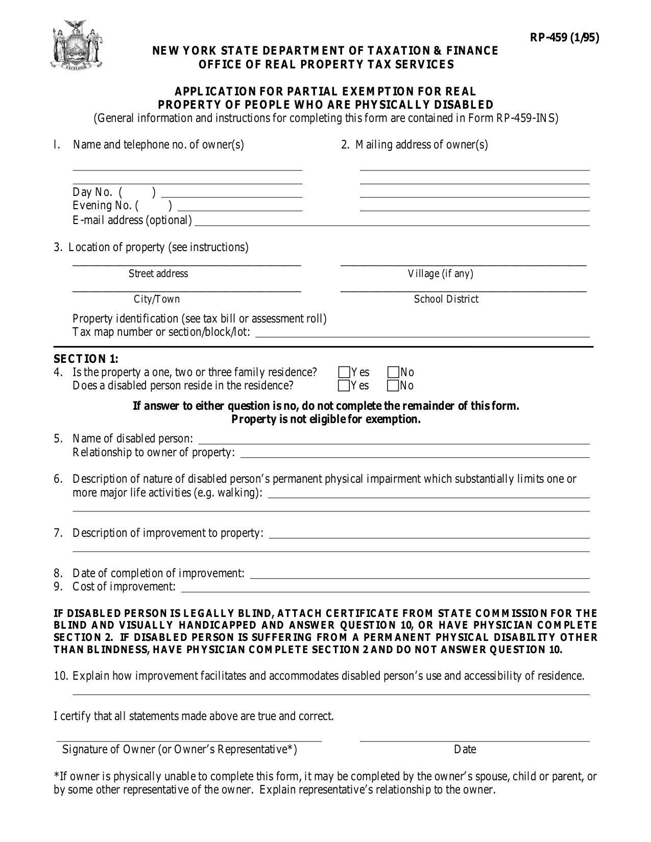 Form RP-459 | Fill and sign online with Lumin