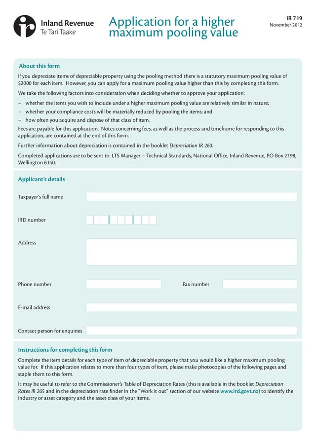 Form IR719 | Fill and sign online with Lumin