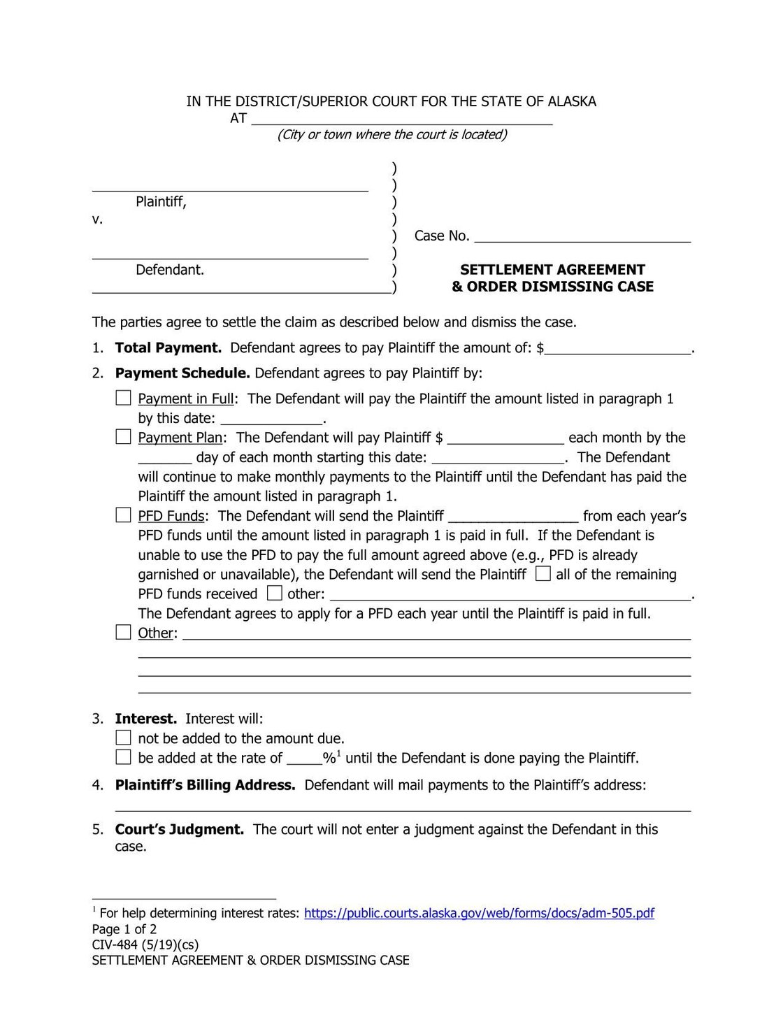 Form CIV-484 | Fill and sign with Lumin