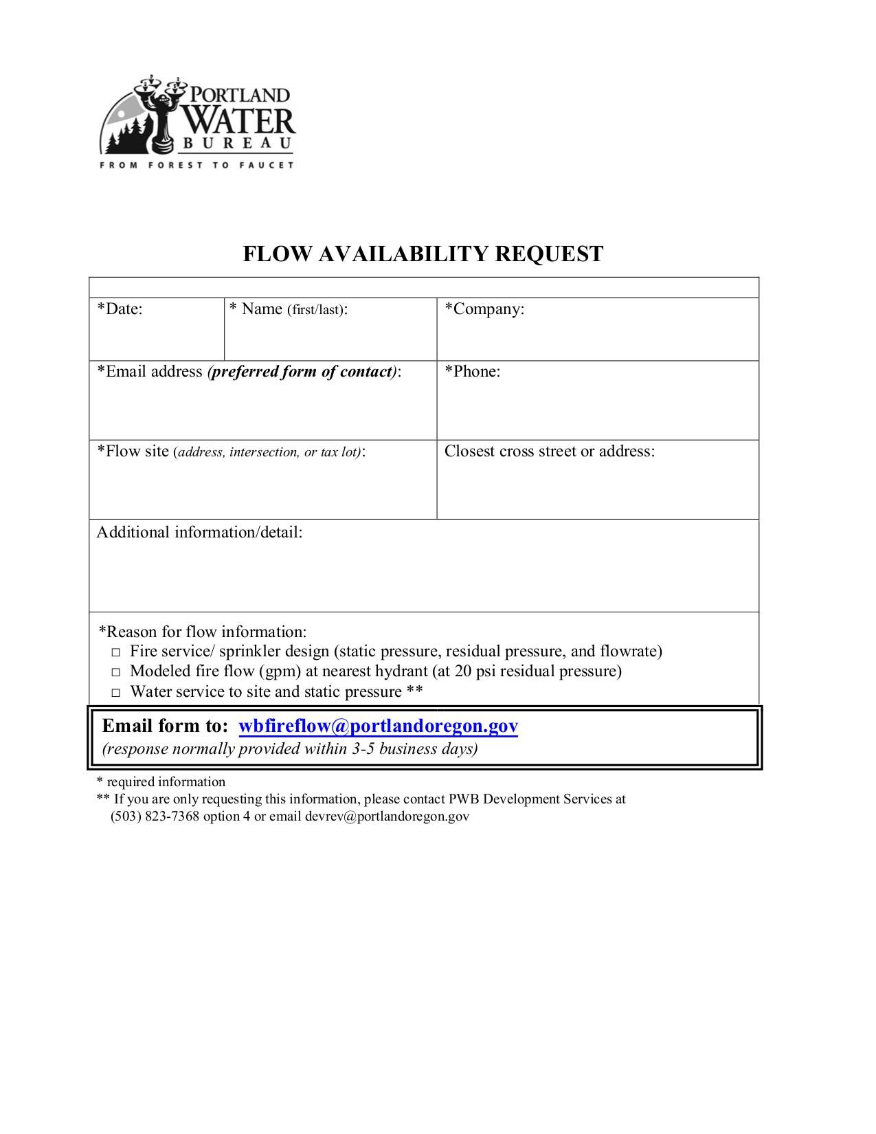Flow Availability Request Form | Fill and sign online with Lumin