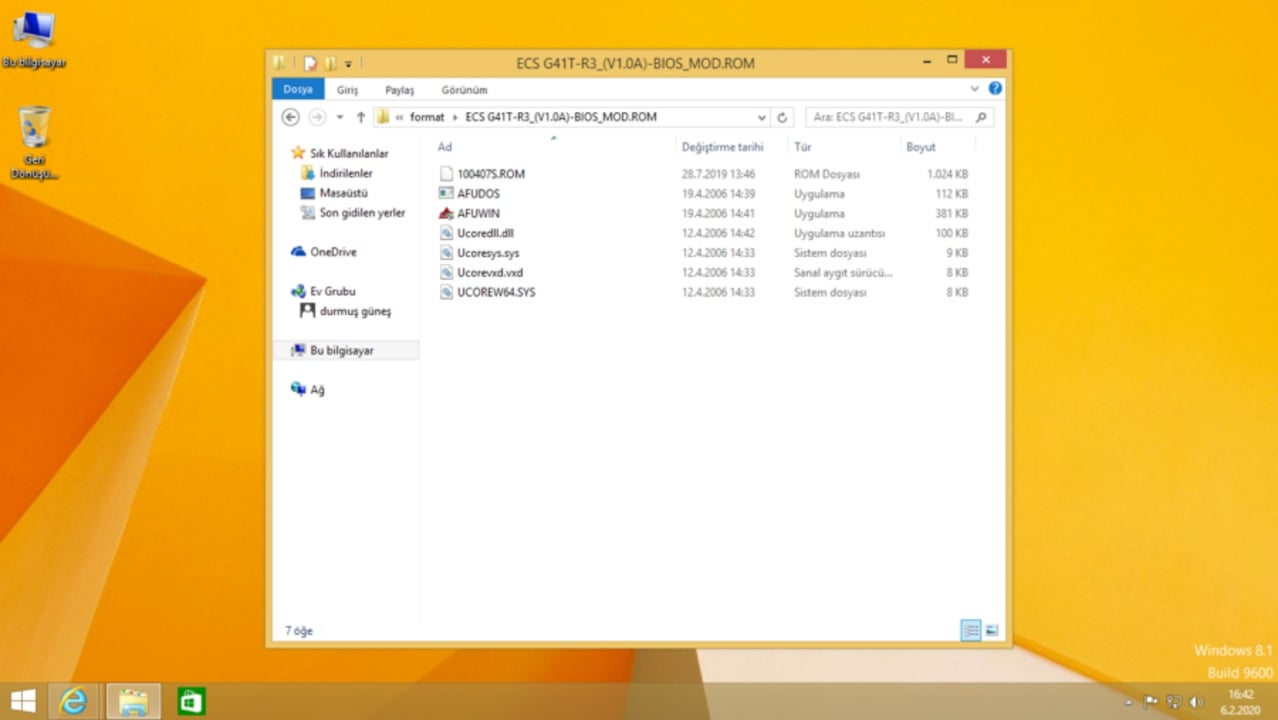 AFUWIN ile BIOS güncelleme - Yazılım, uygulama ve teknoloji haberleri