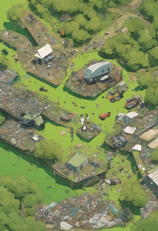 AI Summary: Super-Resolution Analysis for Landfill Waste Classification