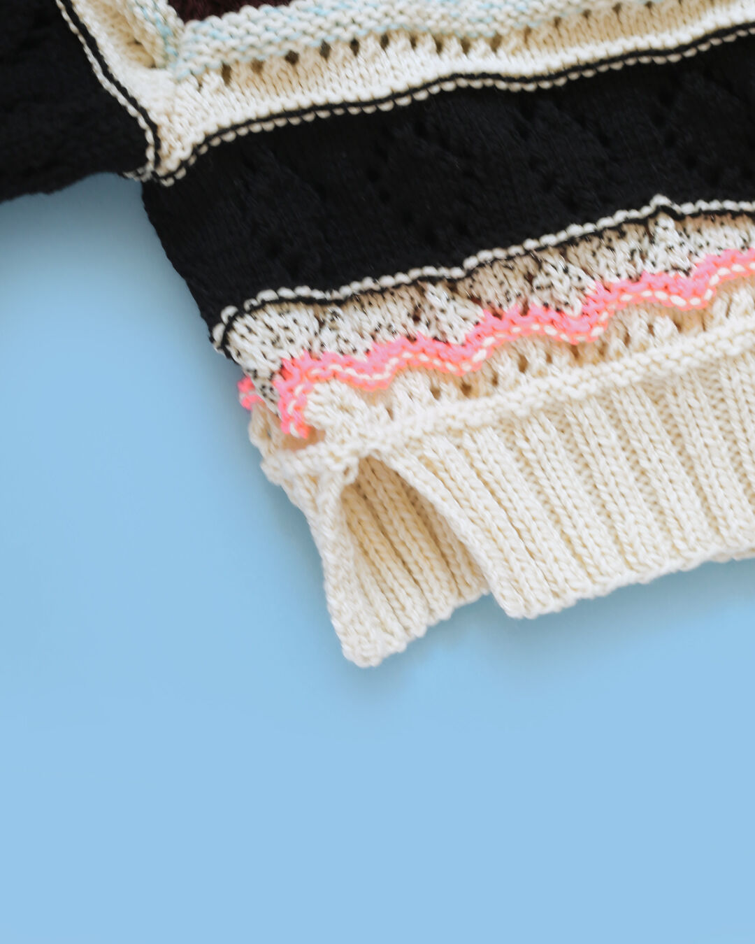 DARUMA PATTERN BOOK 8 オープンワークプルオーバーのキット | choco...