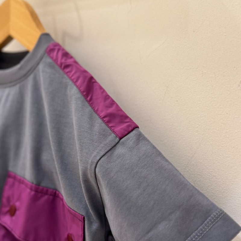 6°vocale/ サファリTシャツ KN-SFRT-25S GRAYBEIGE 100.1 6°vocale/ サファリTシャツ KN-SFRT-25S GRAYBEIGE 100.1