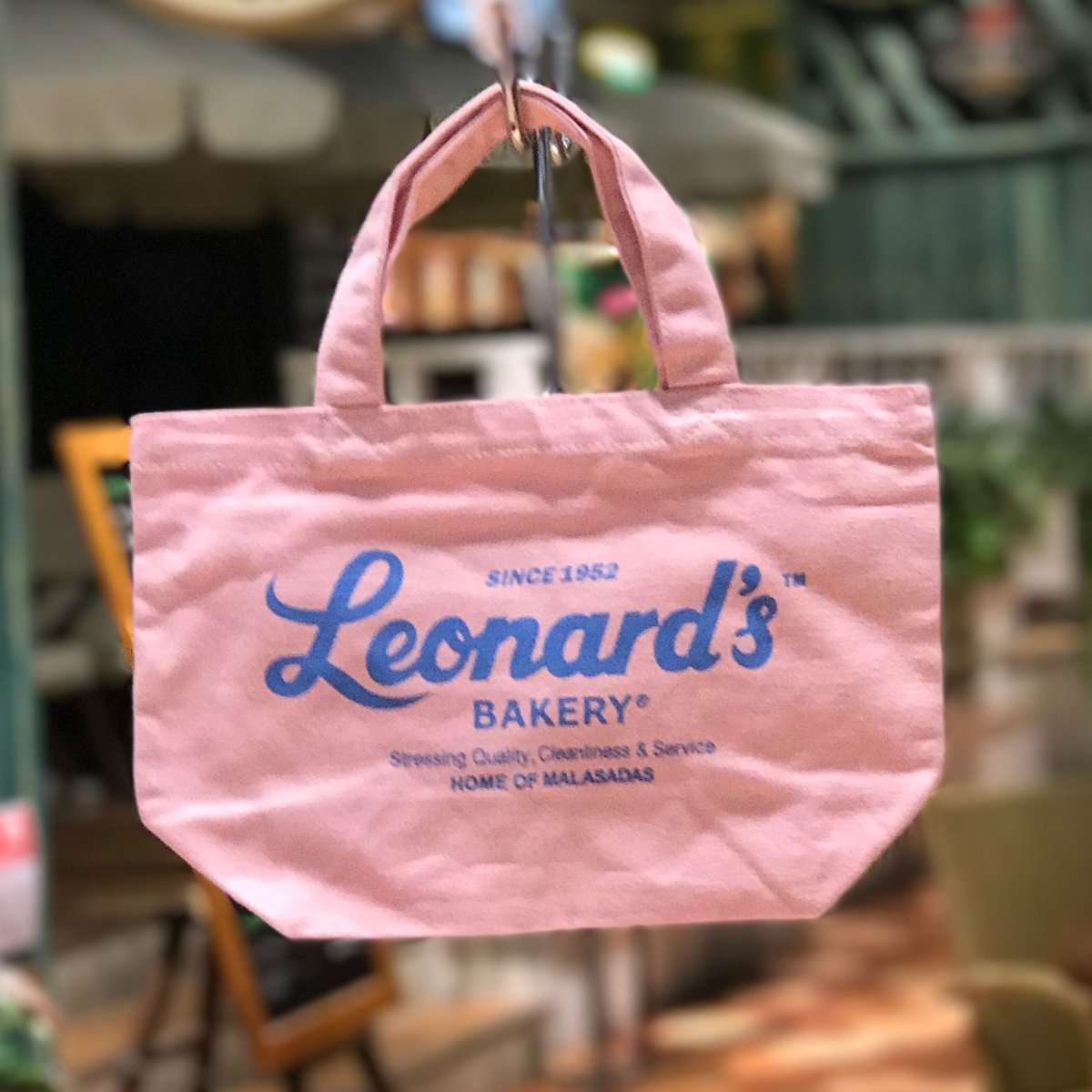 Leonard'sロゴ入りトートバッグ(S)(ピンク) | Leonard's Leonard'sロゴ入りトートバッグ(S)(ピンク) | Leonard's