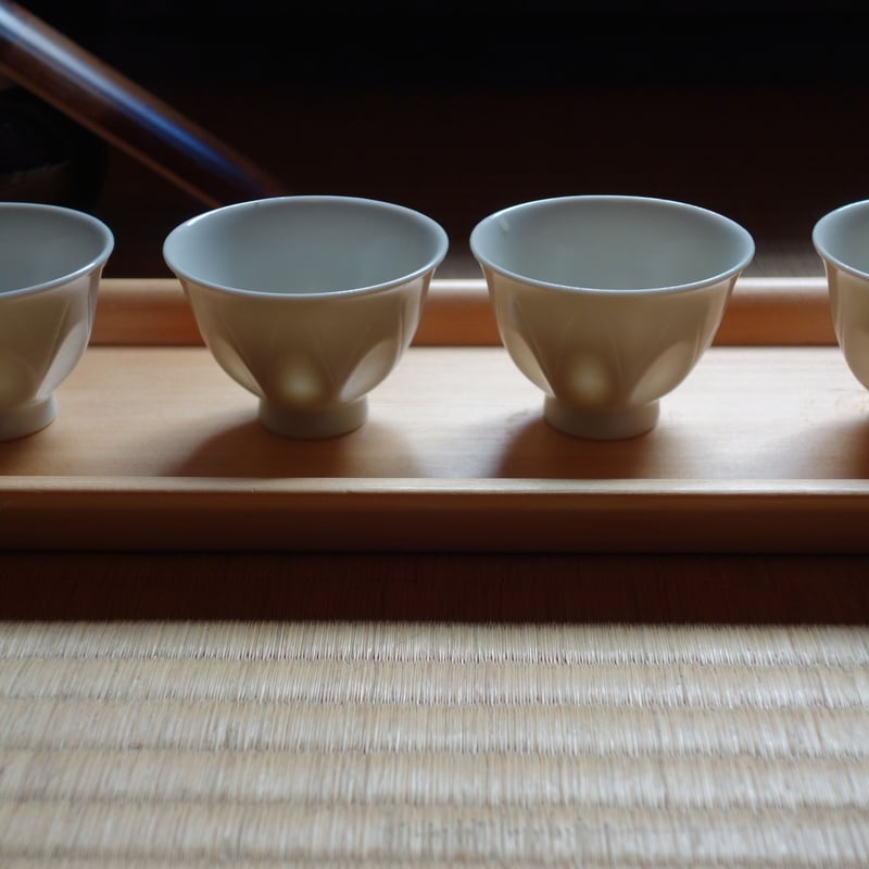 Masamitsu Kawai 白磁そぎ煎茶碗 or ぐい呑み | g's gallery Masamitsu Kawai 白磁そぎ煎茶碗 or ぐい呑み | g's gallery