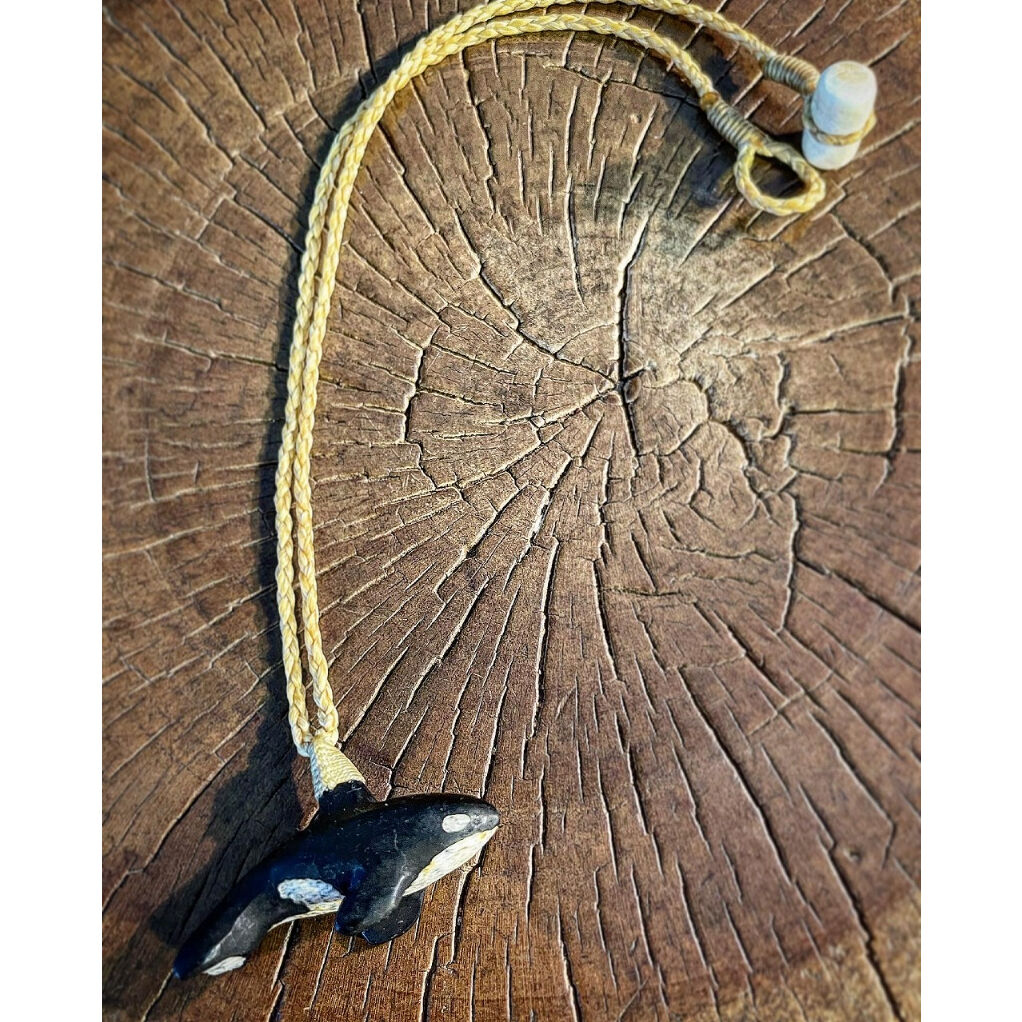ボーンカービング鯨骨シャチ ネックレス WB-213 | Ocean's Bone ボーンカービング鯨骨シャチ ネックレス WB-213 | Ocean's Bone