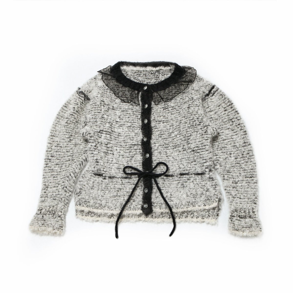 Fluffy wide arm cardigan | L'ANIT