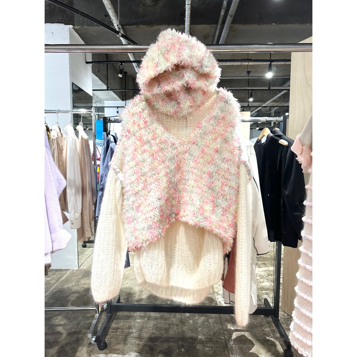 Funky fur bubble vest | L'...