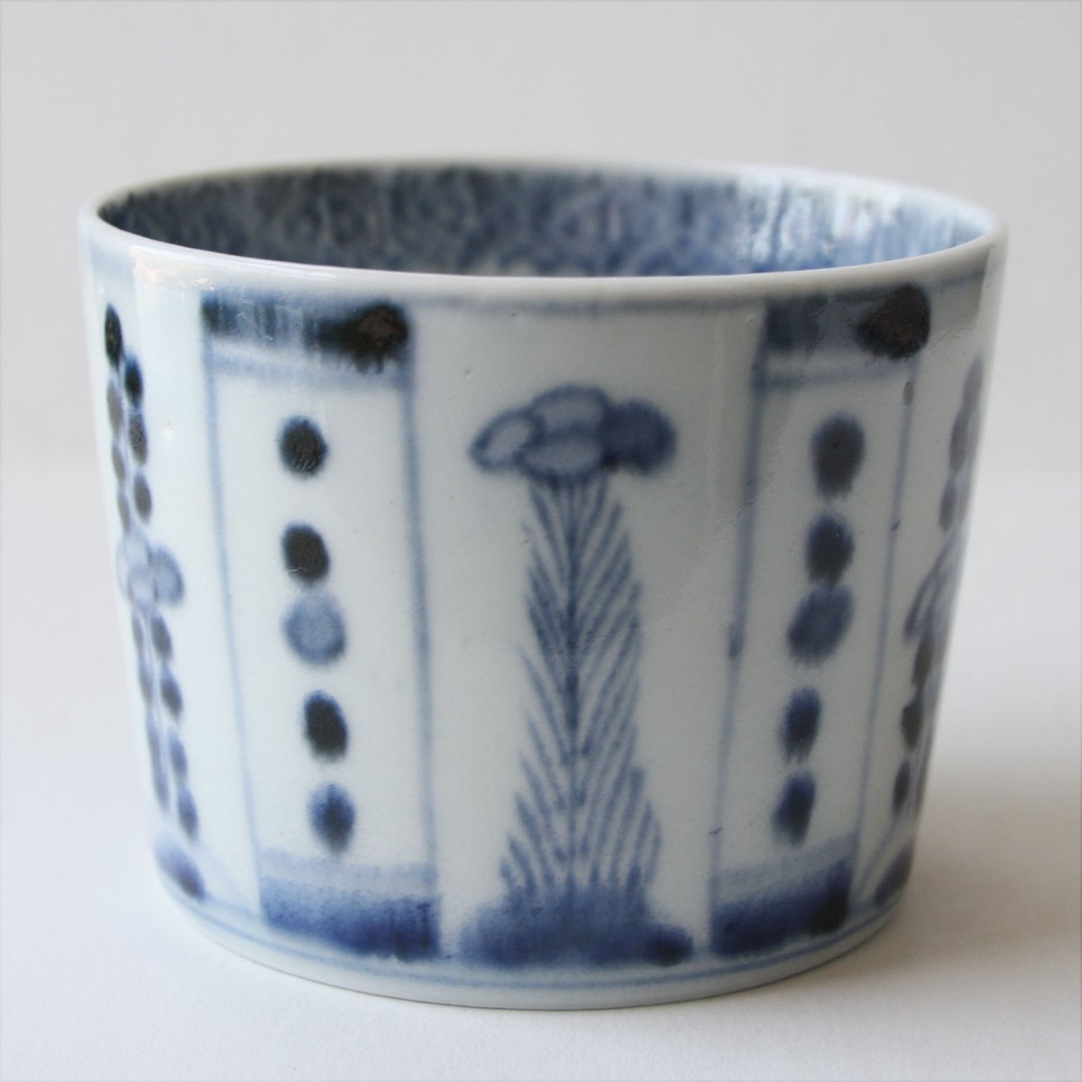 S-08 古伊万里 KOIMARI 染付 花卉文 蕎麦猪口 | imarimaru S-08 古伊万里 KOIMARI 染付 花卉文 蕎麦猪口 | imarimaru