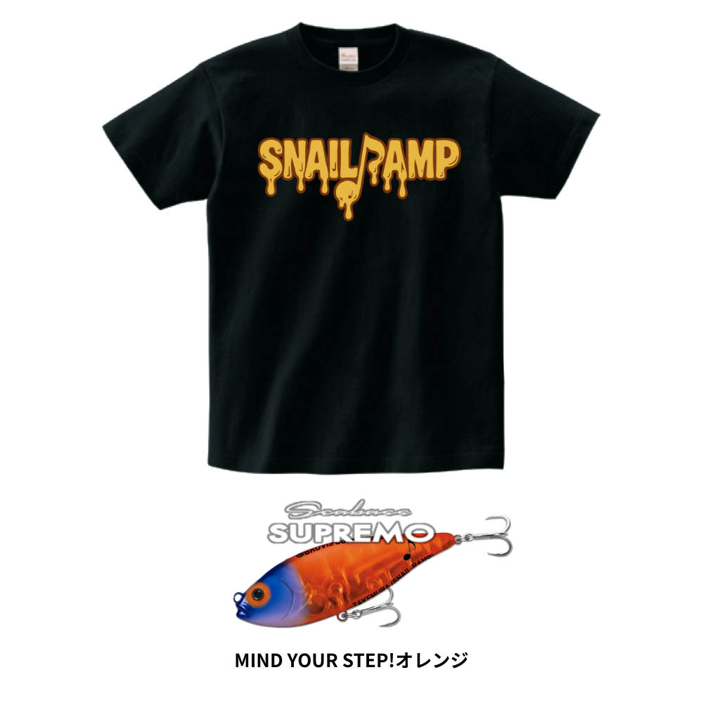 2025 SNAIL RAMP 音符LOGO Tシャツ BROVISスプレモ85 TAKEMU...