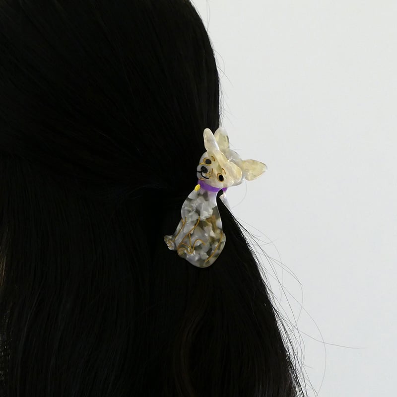Coucou Suzette】Chihuahua ヘアクリップ | goldandbouncy Coucou Suzette】Chihuahua ヘアクリップ | goldandbouncy