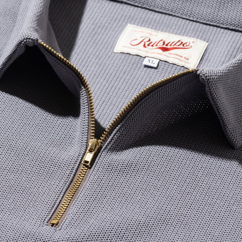 CITY HALF ZIP POLO | 坩堝-RUTSUBO- ONLINE SHOP CITY HALF ZIP POLO | 坩堝-RUTSUBO- ONLINE SHOP