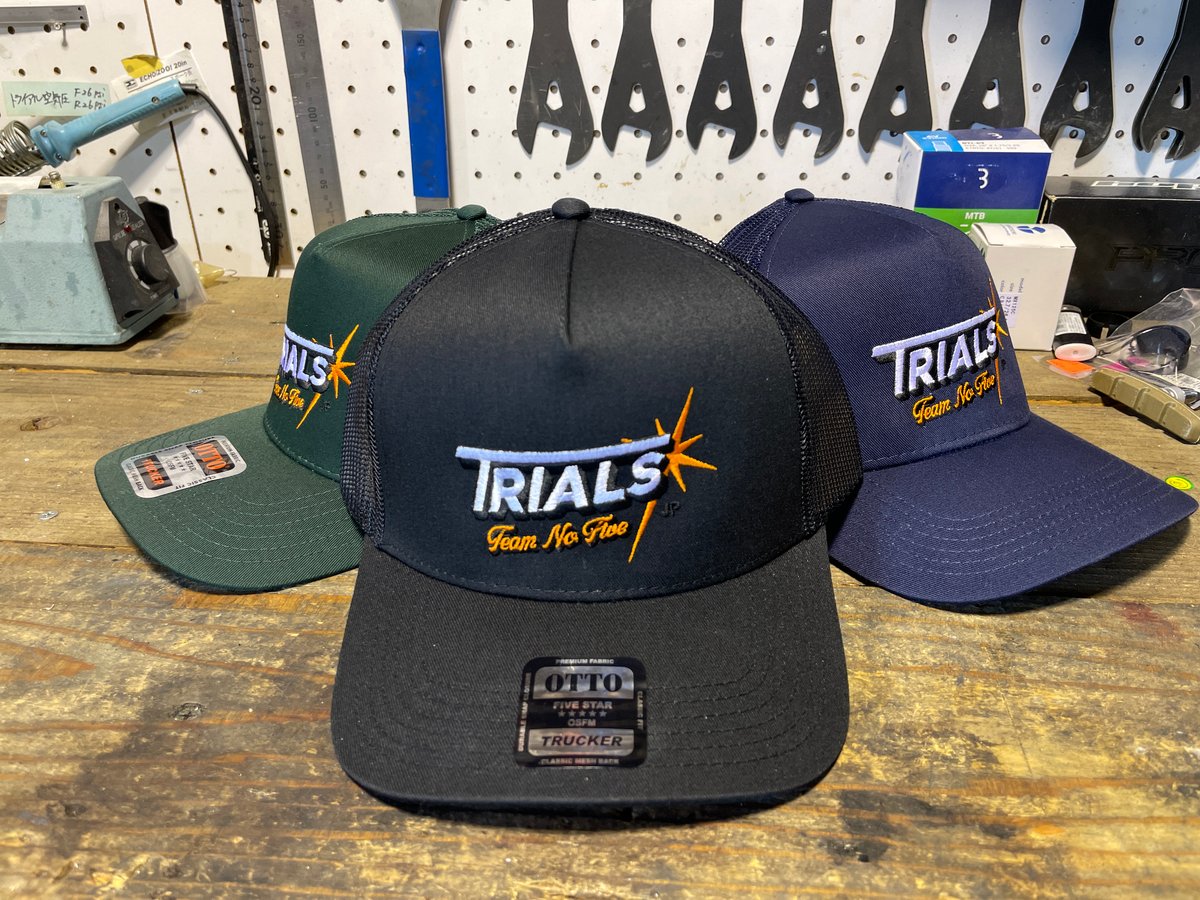 TRIALS Tracker メッシュキャップ | IKKEI BIKES STORE