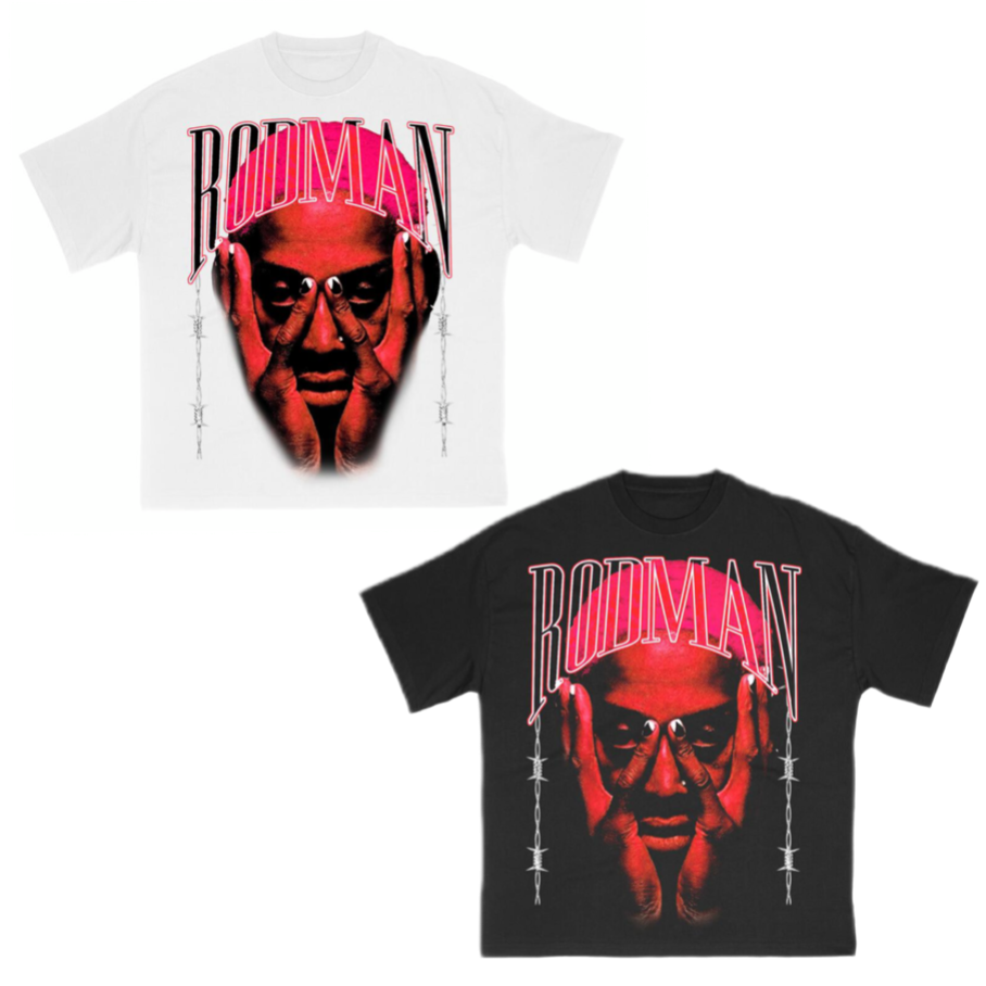 RODMAN official brand/Barwire Pink Tshirts | BI RODMAN official brand/Barwire Pink Tshirts | BI