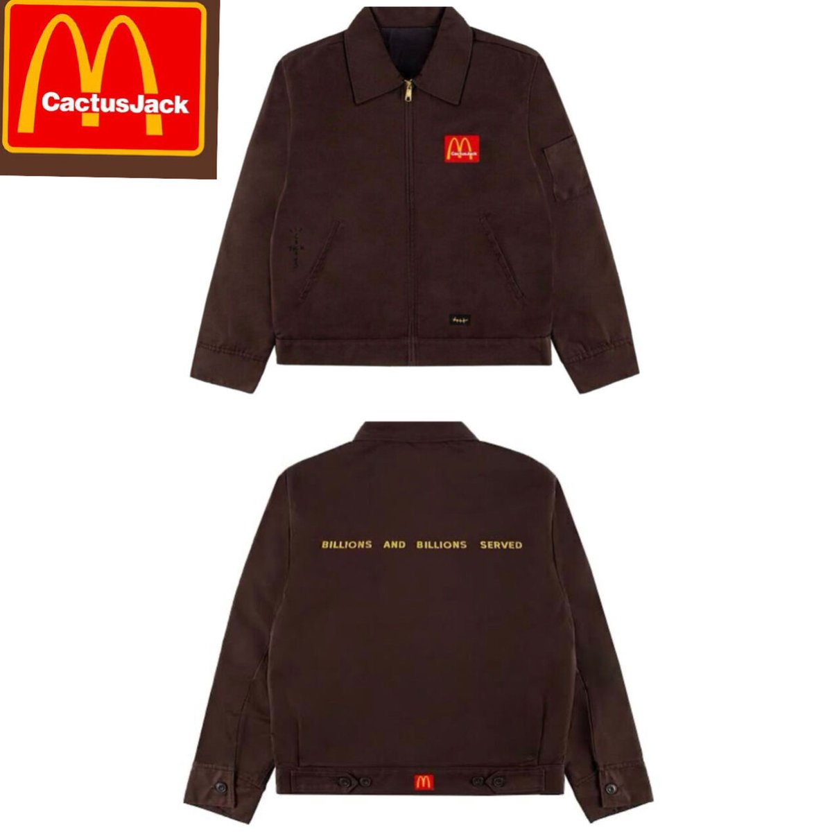 Mcdonalds × Travis Scott /Cactus Jack Jacket | Mcdonalds × Travis Scott /Cactus Jack Jacket |